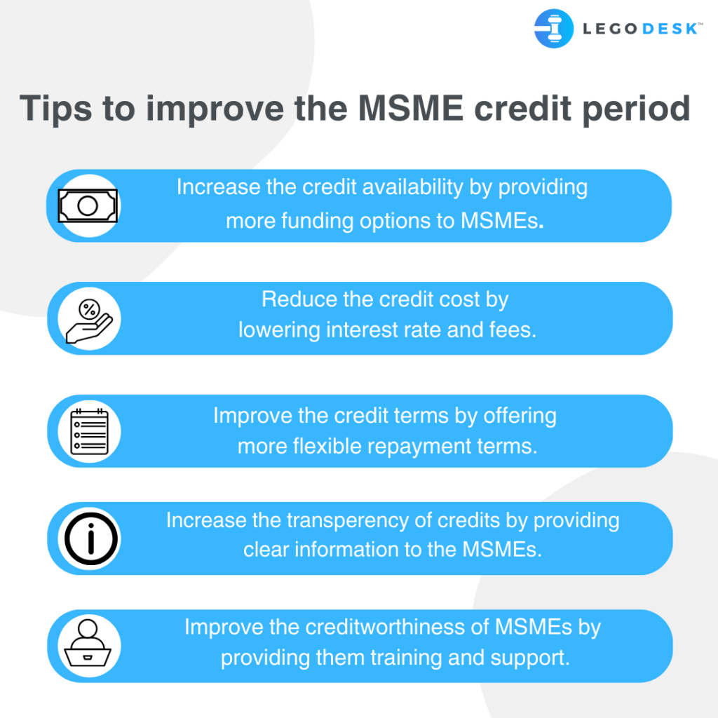 MSME Credit Period and Its Impact on Overall Business - Legodesk
